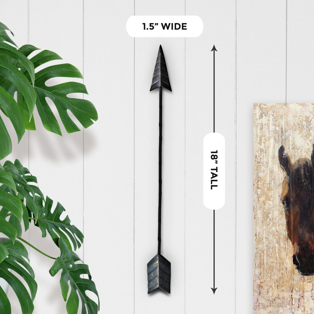 Distressed Bronze Arrow Wall Decor | FREE 2 Day Shipping + Hassle-Free ...