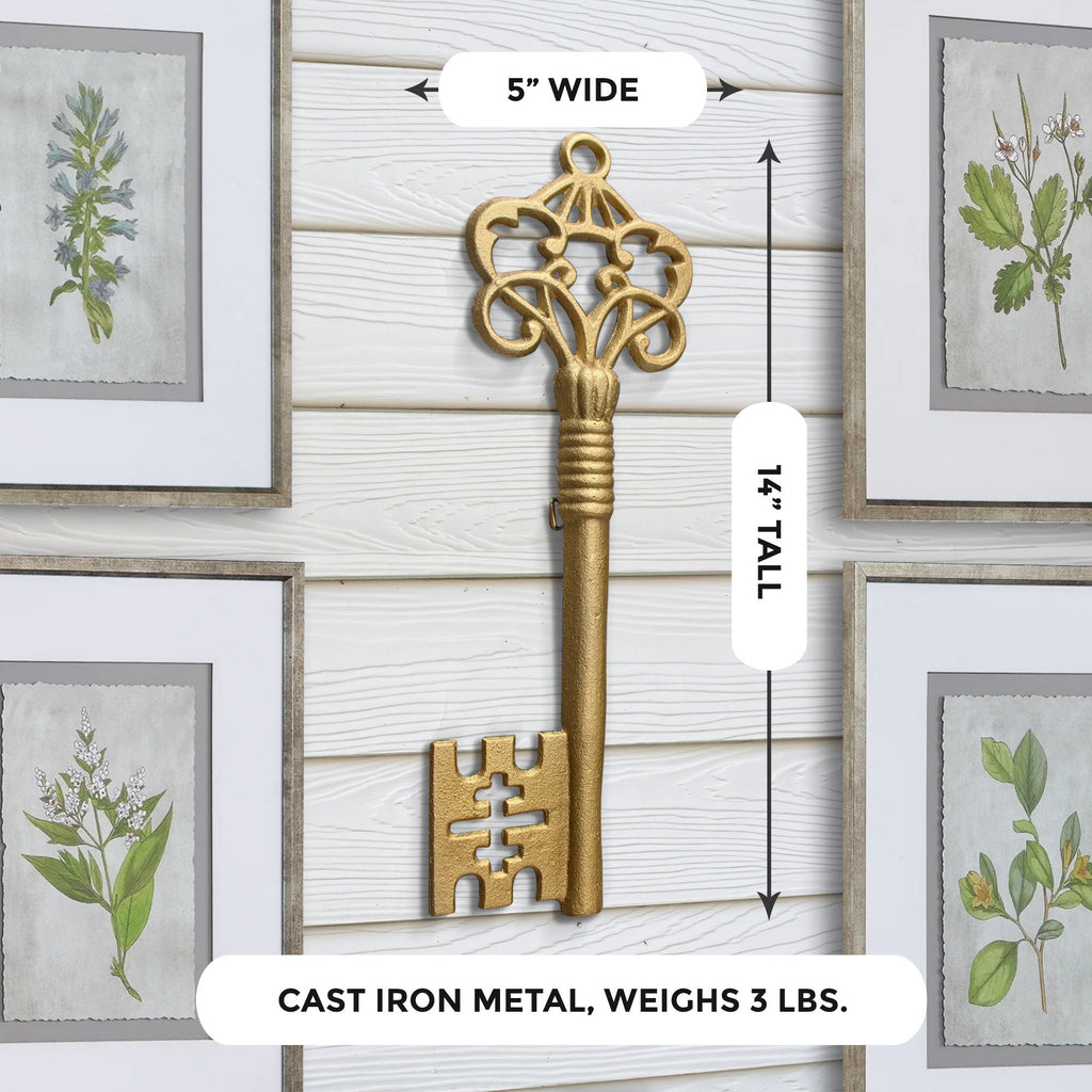 Gold Skeleton Key Decor - FREE 2 Day Shipping + Hassle-Free Returns ...