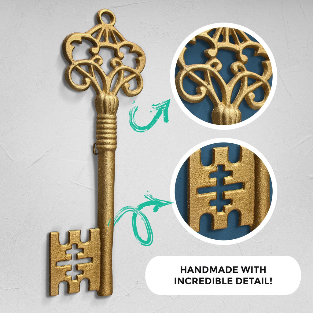Gold Skeleton Key Decor - FREE 2 Day Shipping + Hassle-Free Returns ...